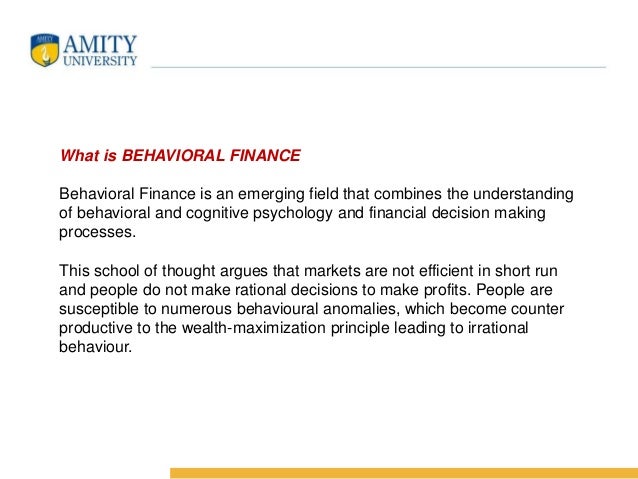Behavioral Finance