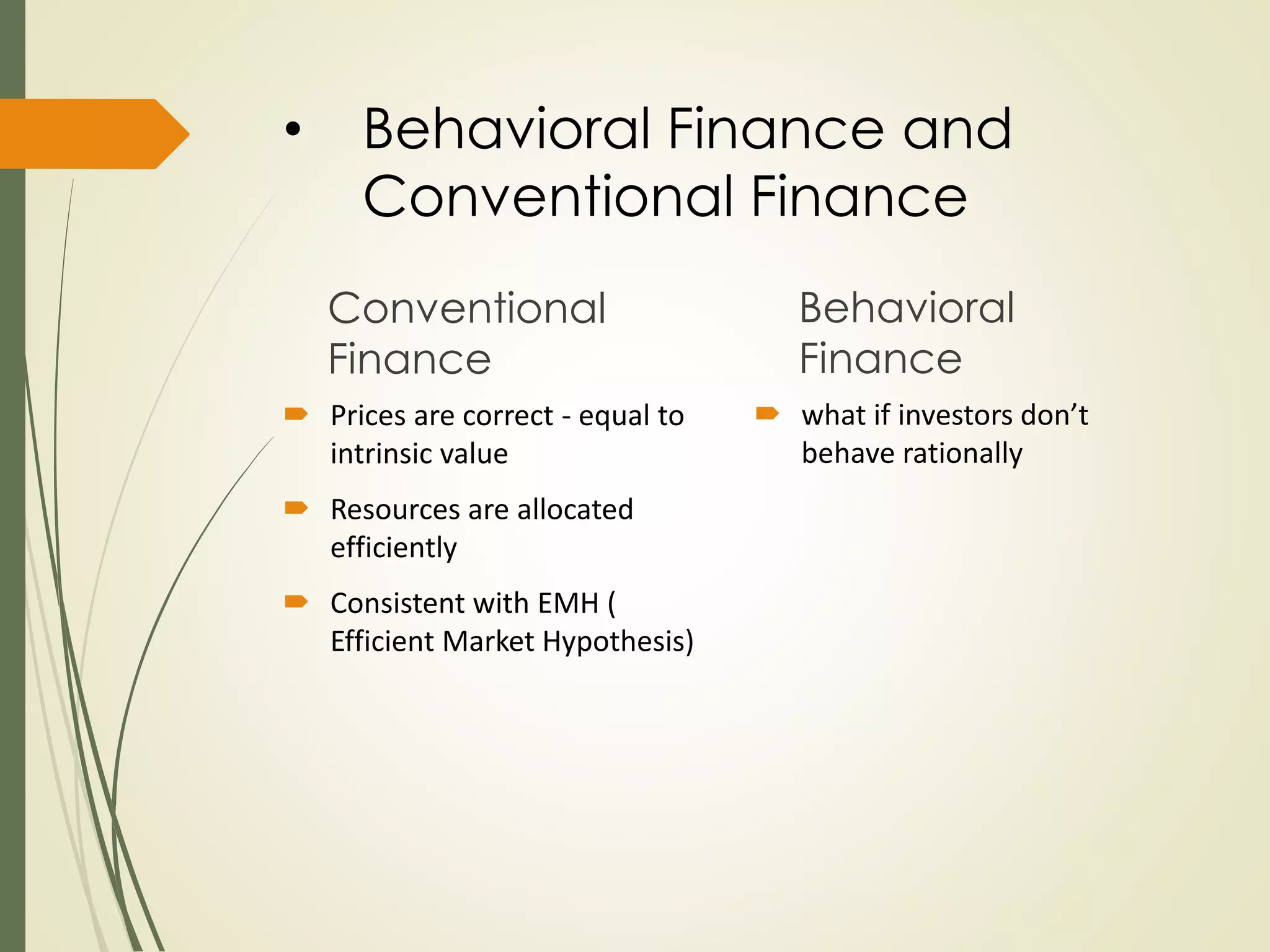 Behavioral finance | PPTX