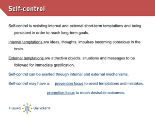 Behavioral Finance and Self-control | PPT