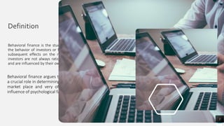 behavioral finance.pptx | Stocks and Bonds | Personal Investing