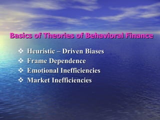 Behavioral finance -_an_explanation | PPT