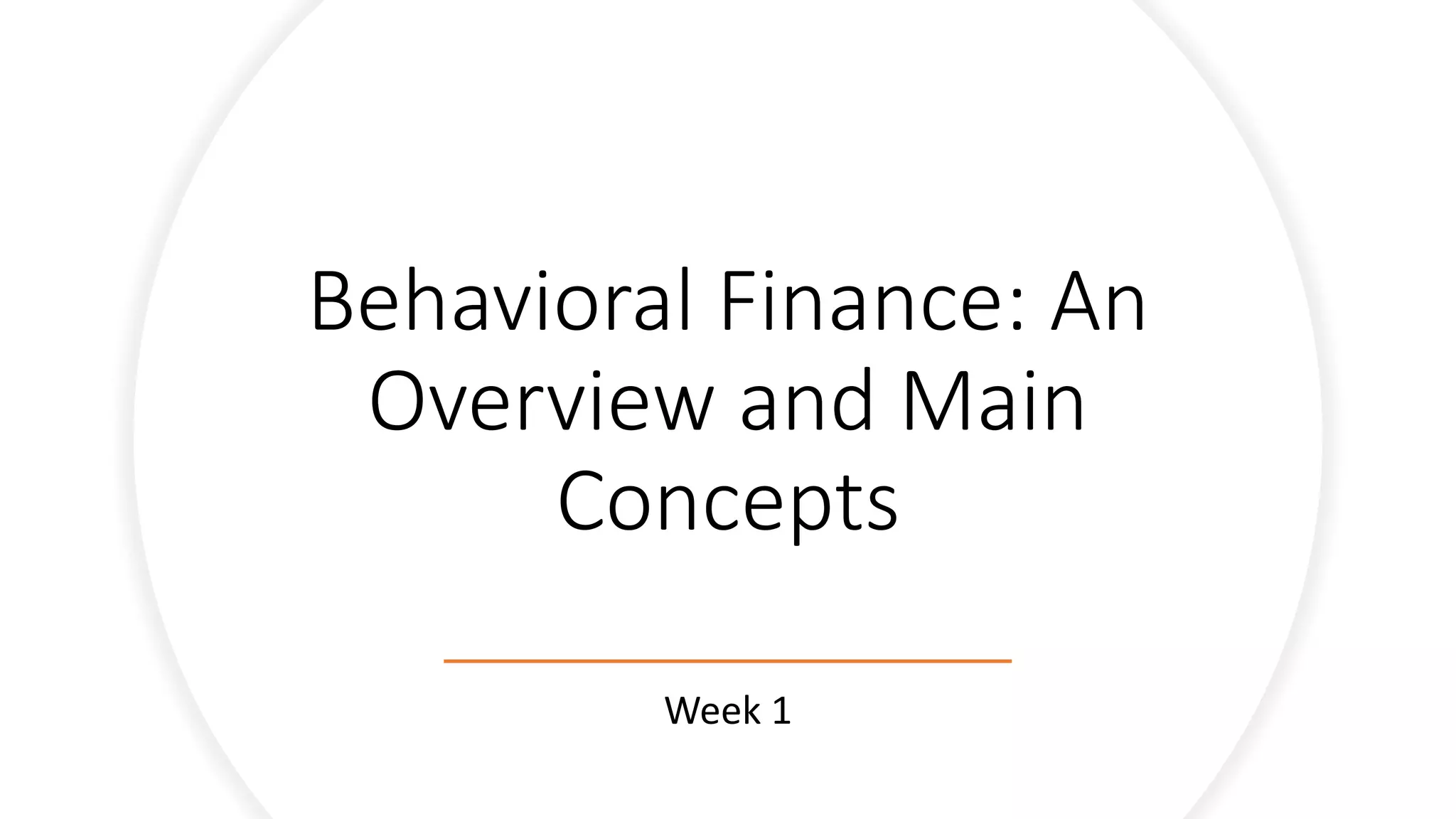 Behavioral Finance - an overveiw and main concepts.pdf | Stocks and ...