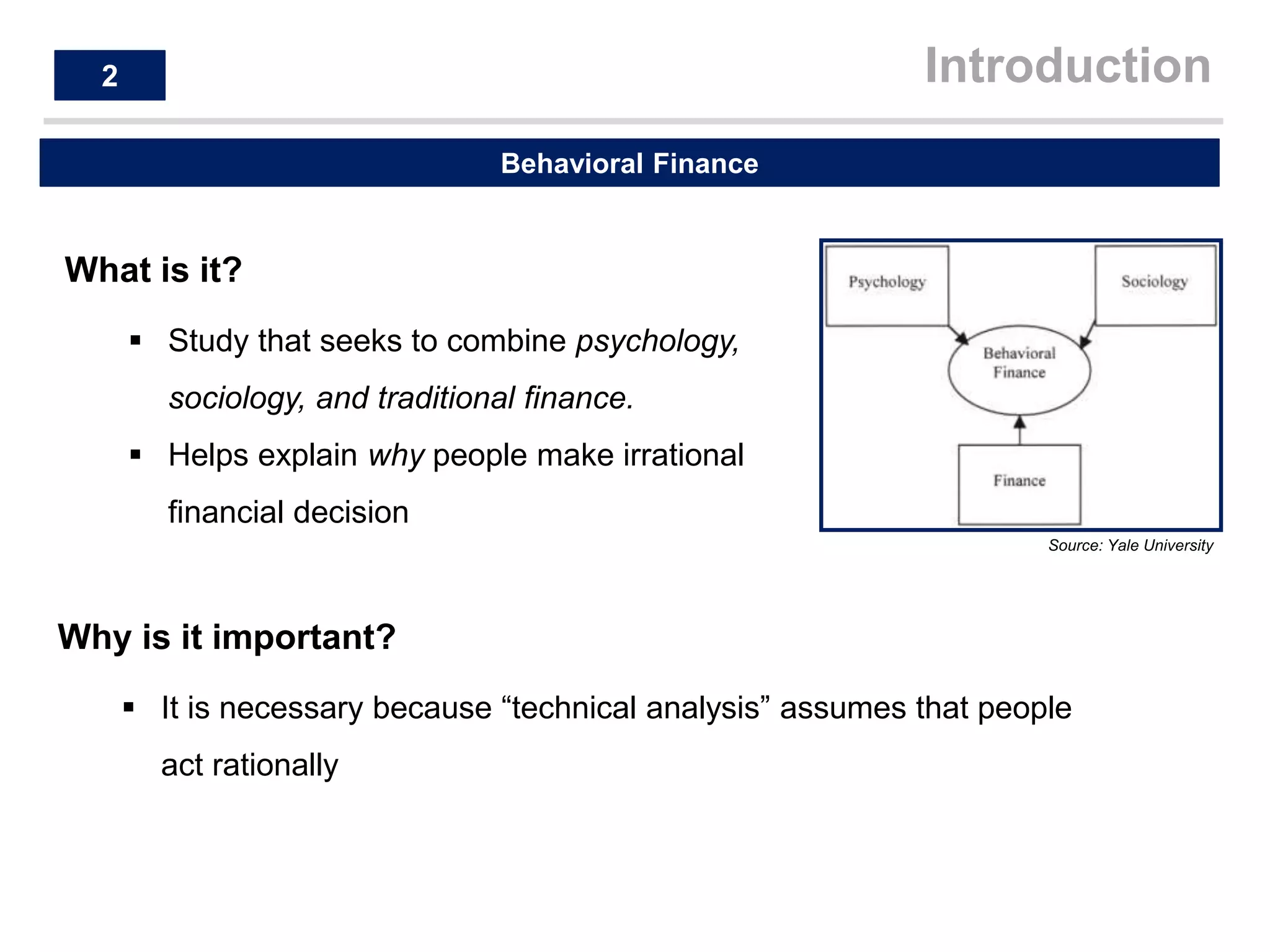 Key Principles of Behavioural Finance | PDF