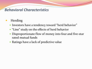 Behavioral finance summary | PPT