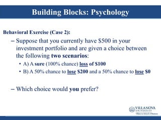 MBA8 480 - Behavioral Finance Topics | PPTX | Stocks and Bonds ...