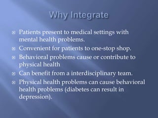Behavioral health integration | PPT