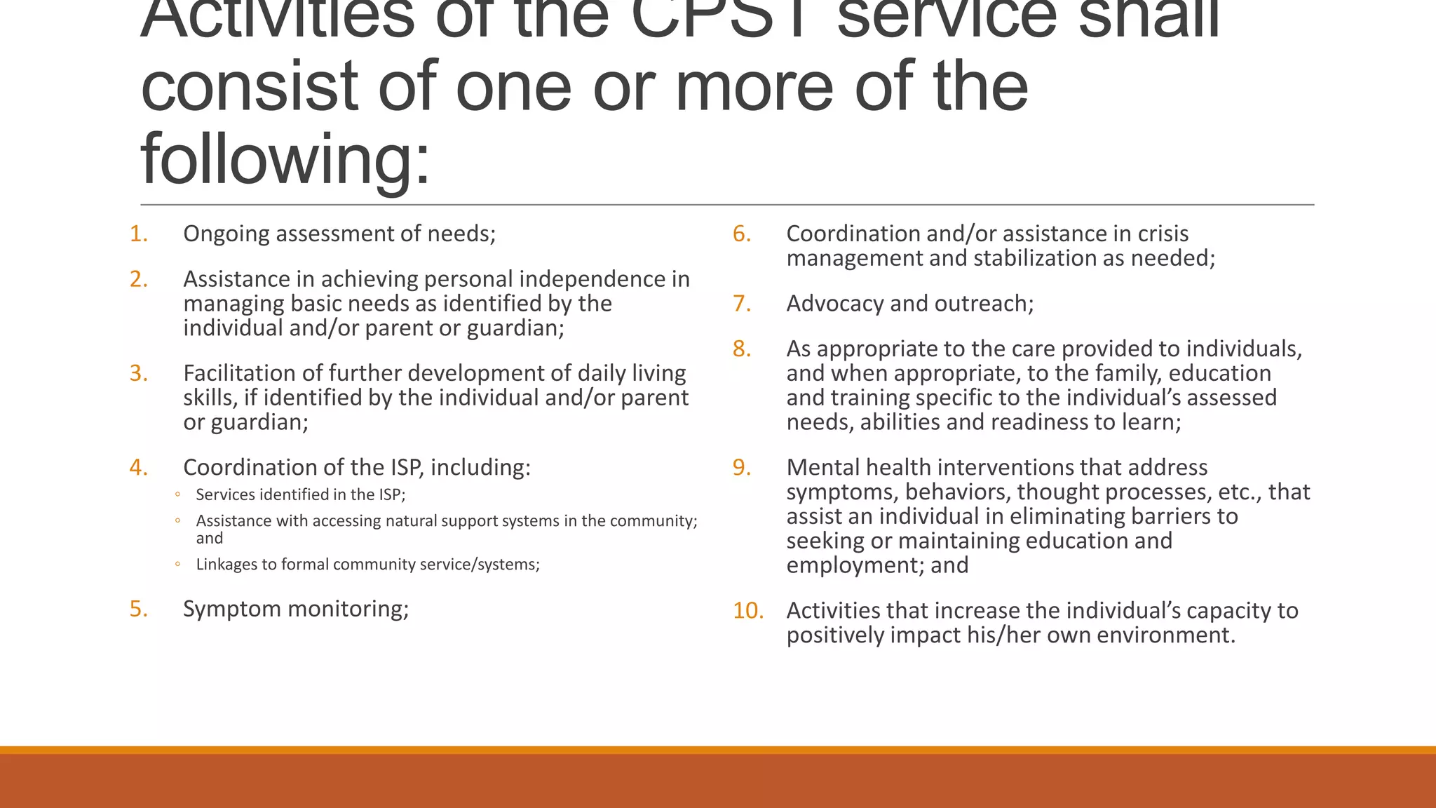 Behavioral Health Orientation | PPTX