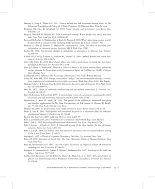 Behavioral Economics and Psychology of Incentives | PDF