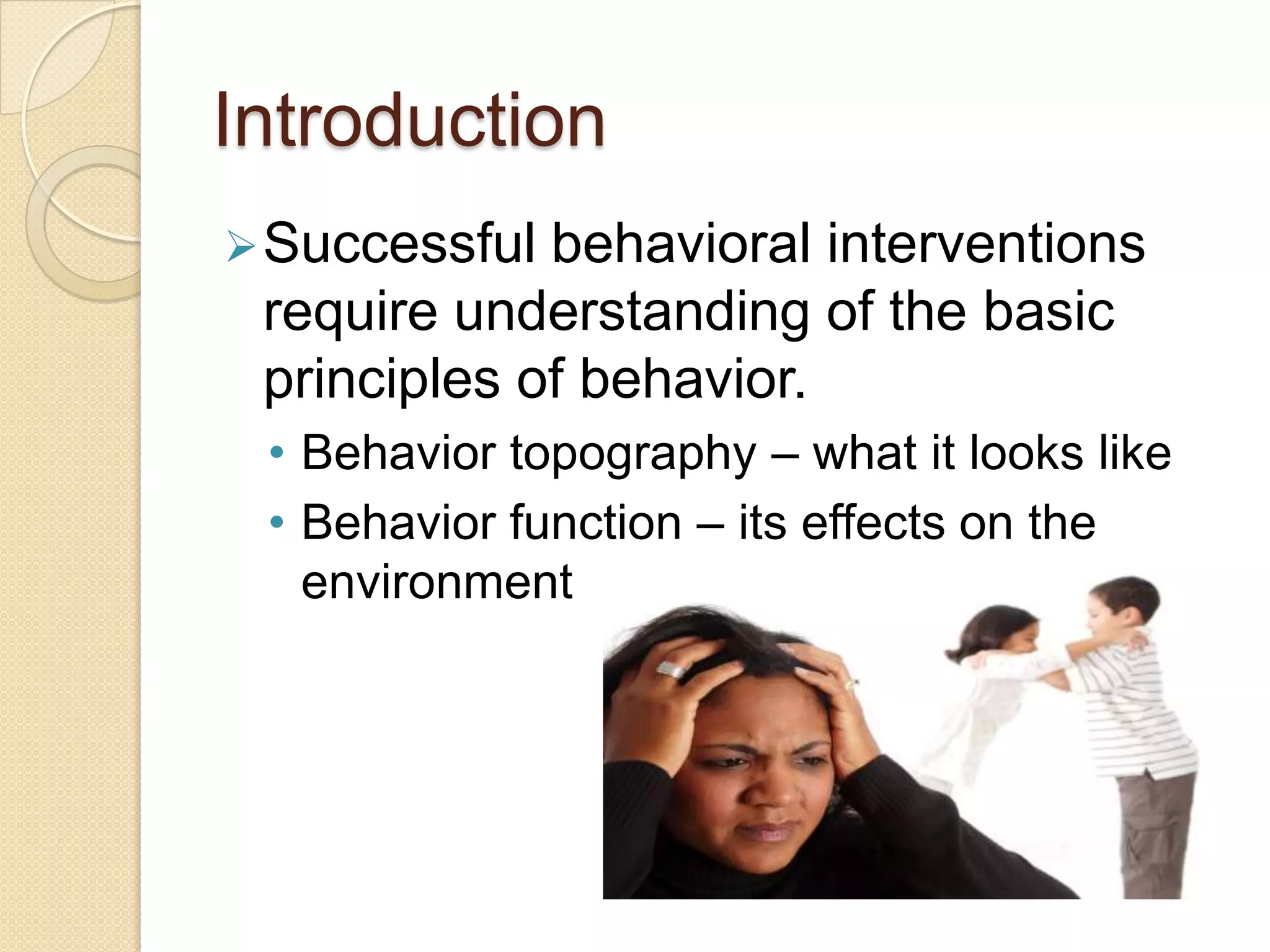 Behavioral intervention strategies | PPTX