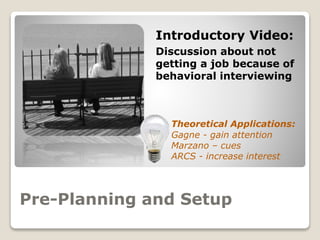 Behavioral interviewing content & graphics | PPTX