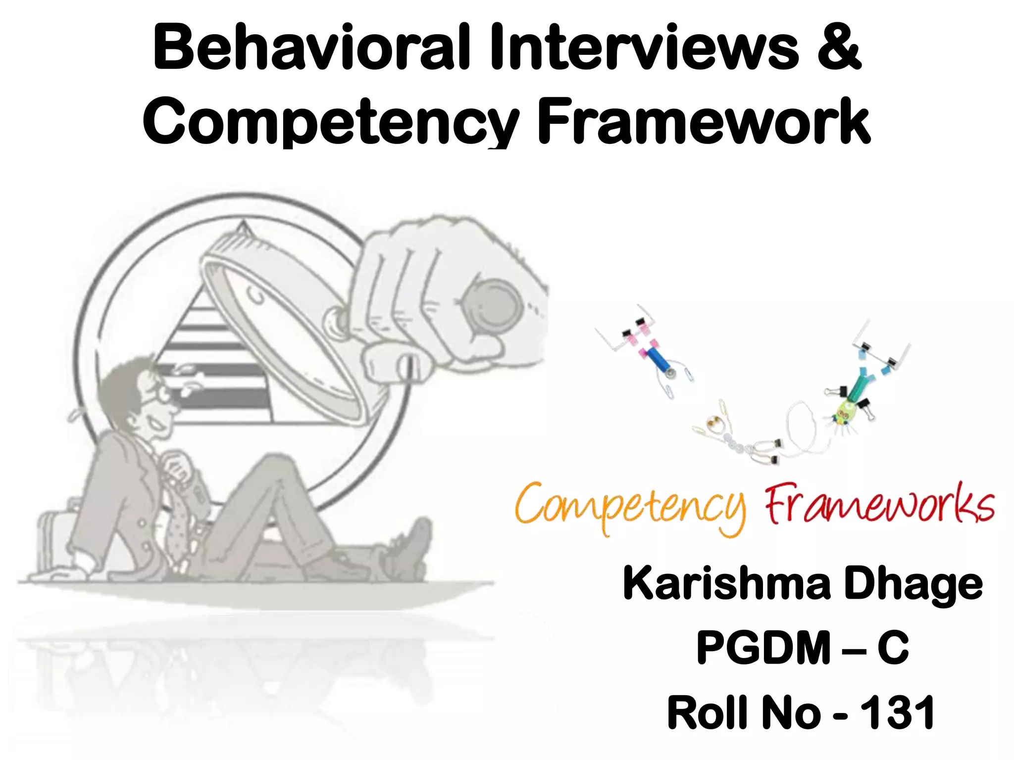 Behavioral Interview & Competency Framework | PPT