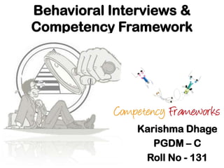 Behavioral Interview & Competency Framework | PPT