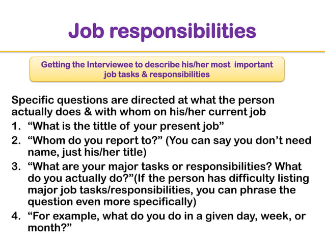 Behavioral Interview & Competency Framework | PPT