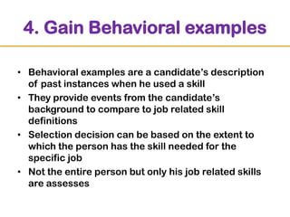 Behavioral Interview & Competency Framework | PPT