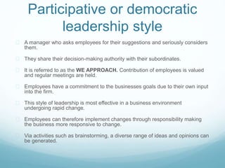 Behavioral management approach | PPTX