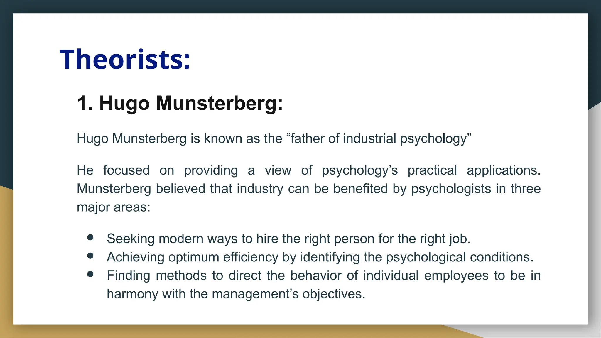 BEHAVIORAL MANAGEMENT THEORIES.powerpoint presentation | PPTX