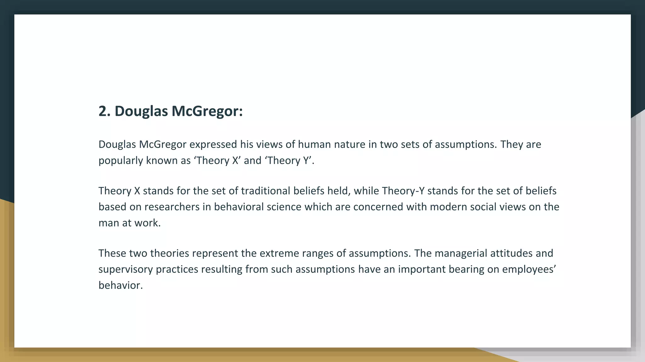 Behavioral management theory | PPTX