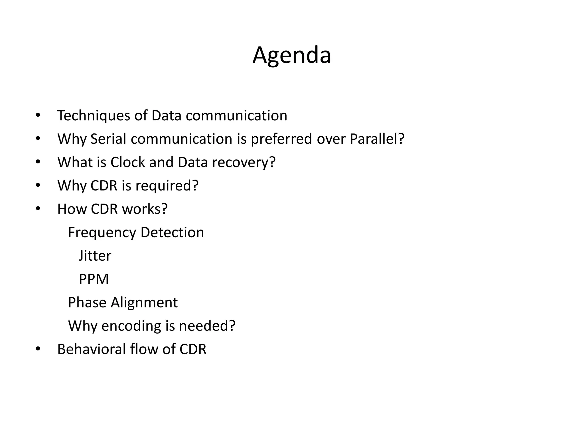 Behavioral modeling of Clock/Data Recovery | PDF