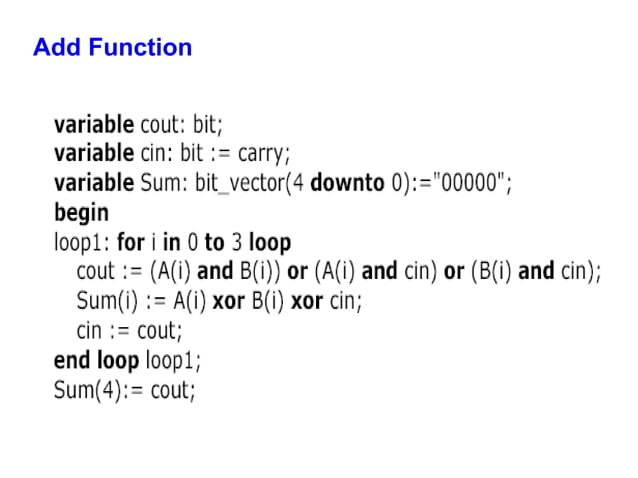 Behavioral modelling in VHDL | PPTX Behavioral modelling in VHDL | PPTX