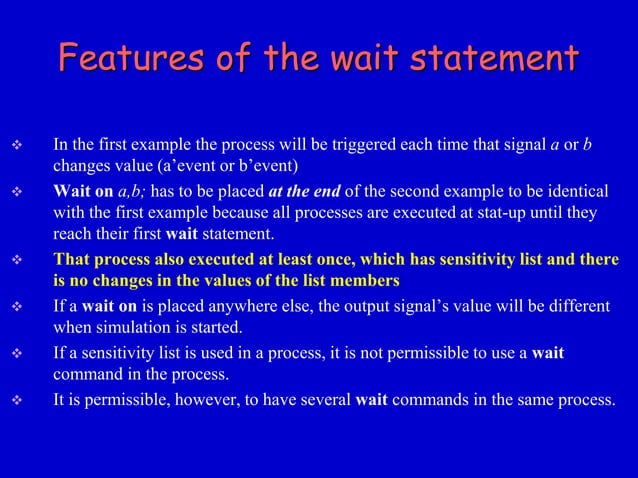 Behavioral Modelling In Vhdl Ppt