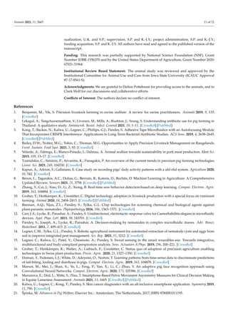 Behavioral Monitoring Tool for Pigs | PDF