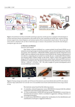 Behavioral Monitoring Tool for Pigs | PDF