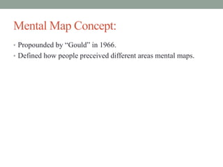 Behavioral perspective in geography | PPTX