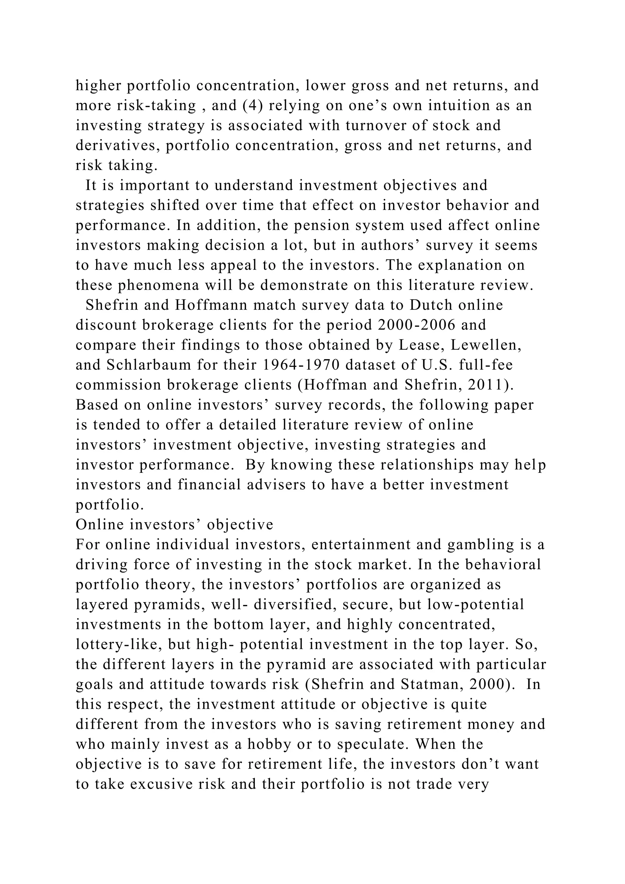 Behavioral Portfolio TheoryBehavioral portfolio theory(BPT), int.docx