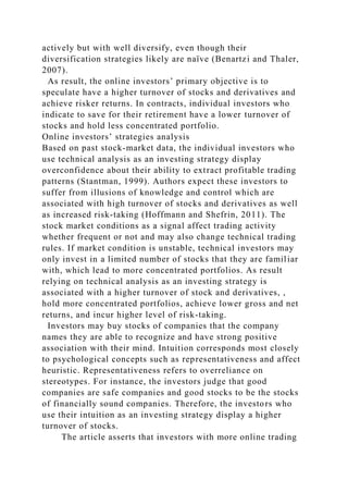 Behavioral Portfolio TheoryBehavioral portfolio theory(BPT), int.docx