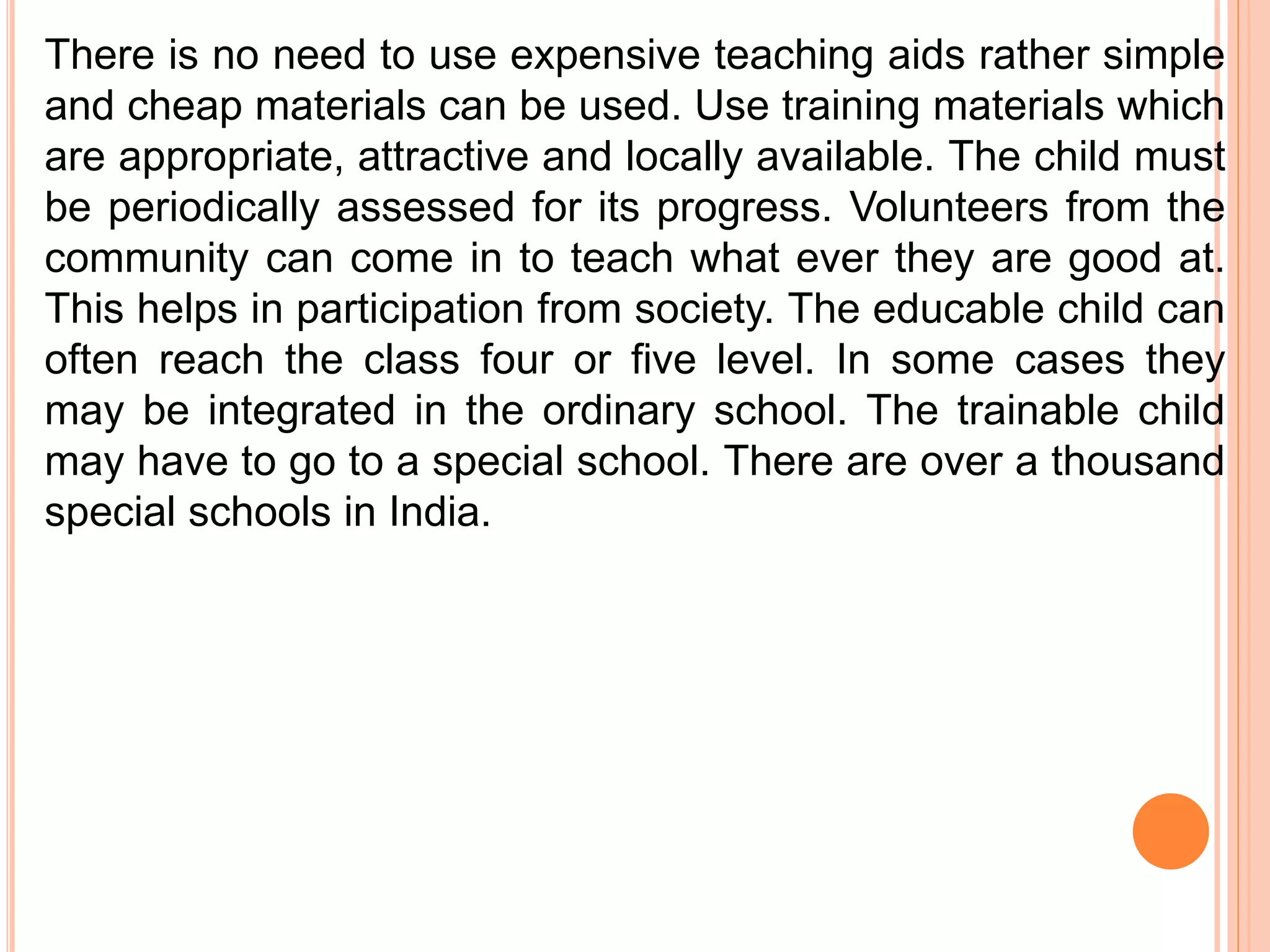 Behavioral problems and learning for Rehabilitation | PPTX