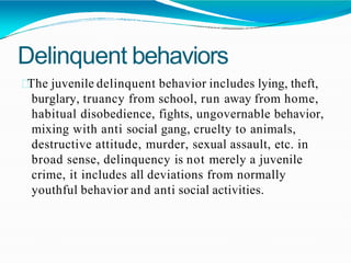 Behavioral problems in children | PPTX