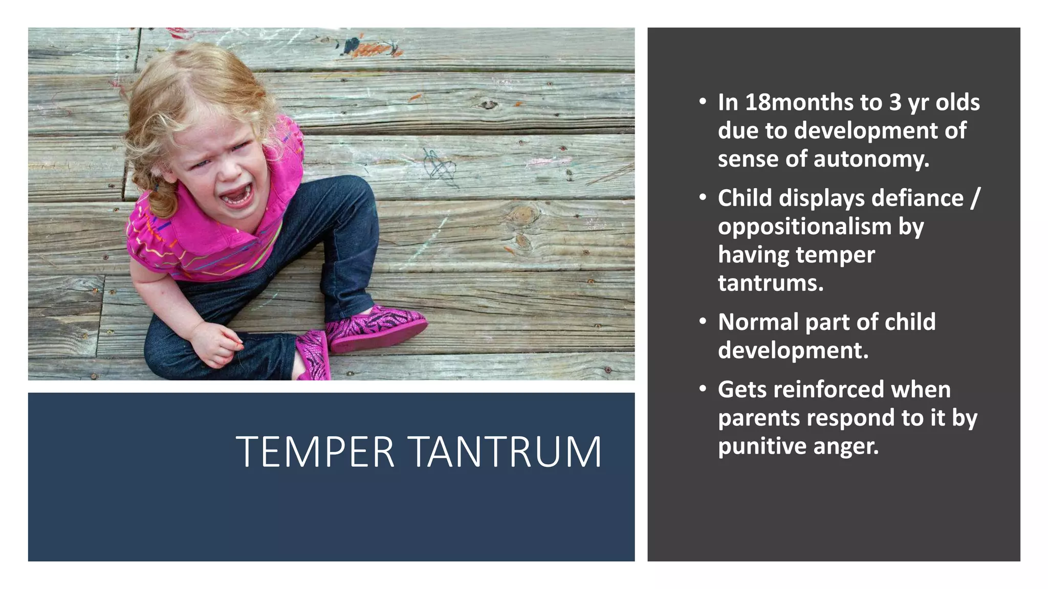 Behavioral problems in children | PPTX