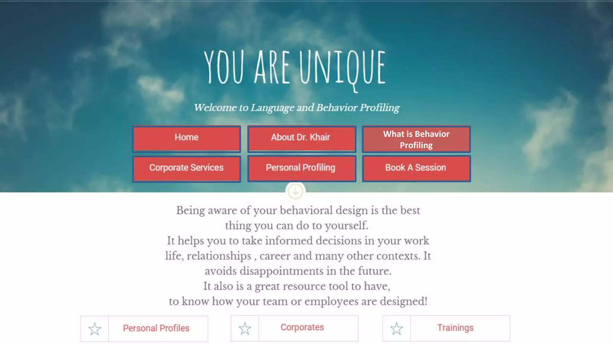 Behavioral profiling | PPSX