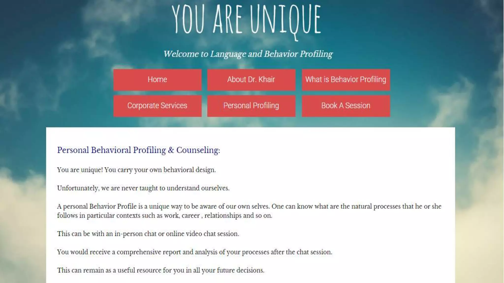 Behavioral profiling | PPSX