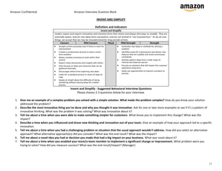 Behavioral_Question.pdf of Amazon of USA | PDF