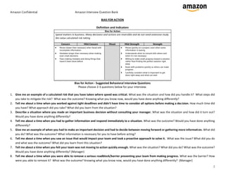 Behavioral_Question.pdf of Amazon of USA | PDF