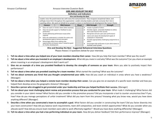 Behavioral_Question.pdf of Amazon of USA | PDF