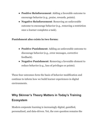 Behavioral Science in Training_ The Role of Skinner’s Operant ...