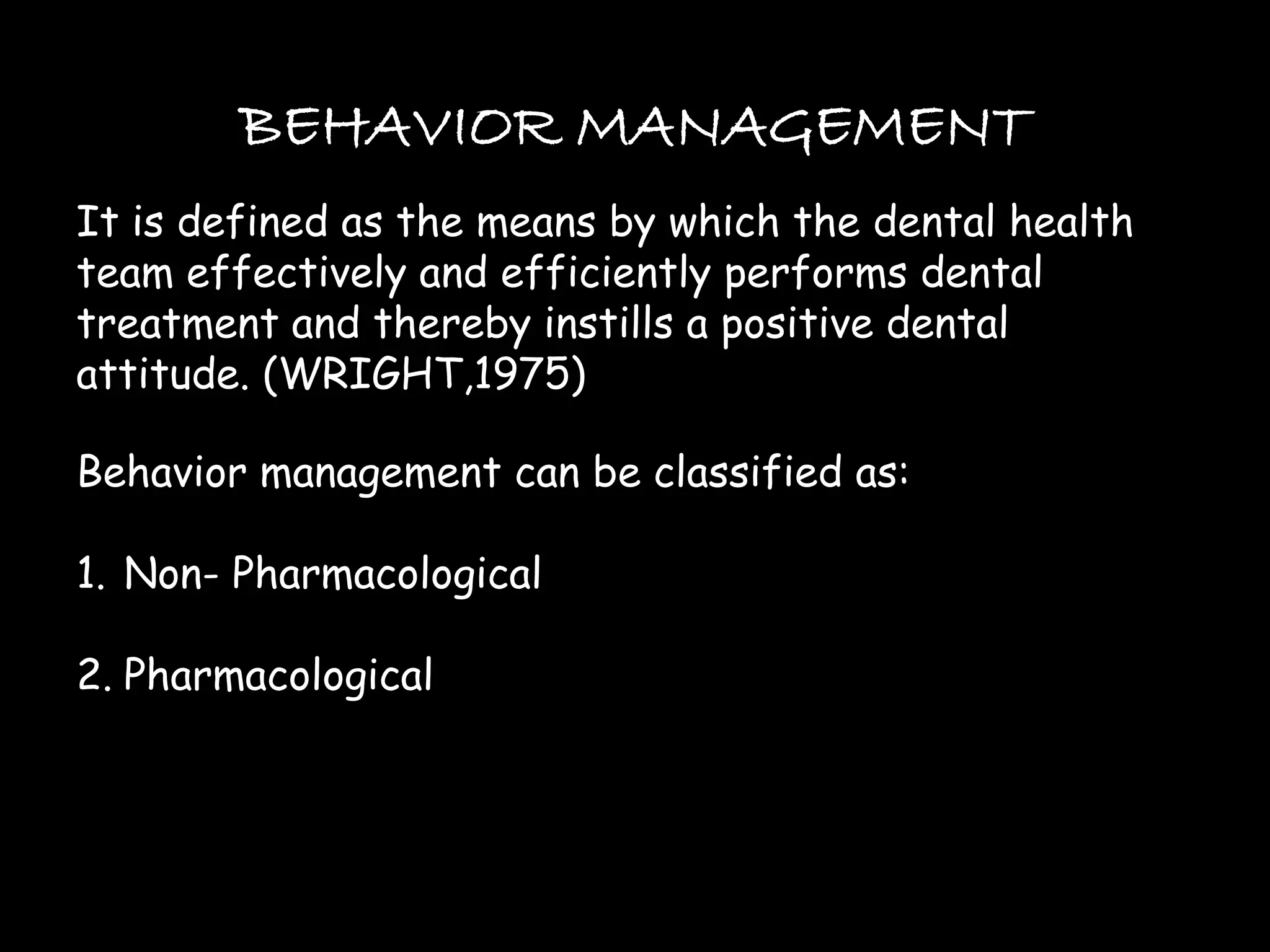 Behavioral sciences in public health dentistry | PPTX