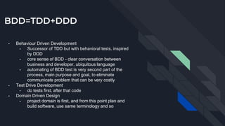 Behavioral tests with behat for qa | PPT