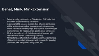 Behavioral tests with behat for qa | PPT