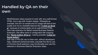 Behavioral tests with behat for qa | PPT