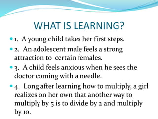 Behavioral theories of Learning | PPTX