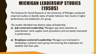 Behavioral Theories of Leadership | PDF