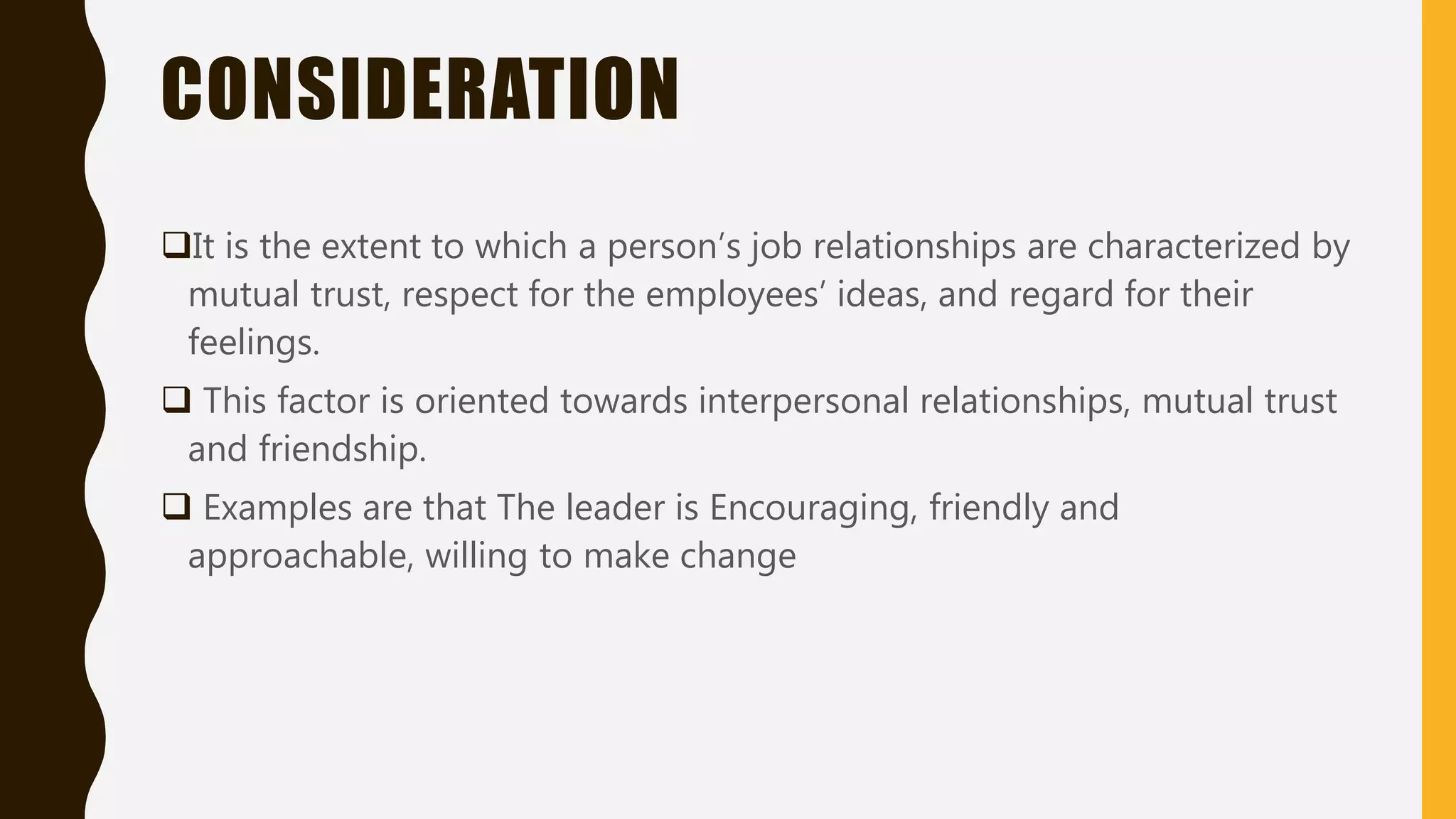 Ohio State Studies (Behavioral Theories of Leadership) | PPTX