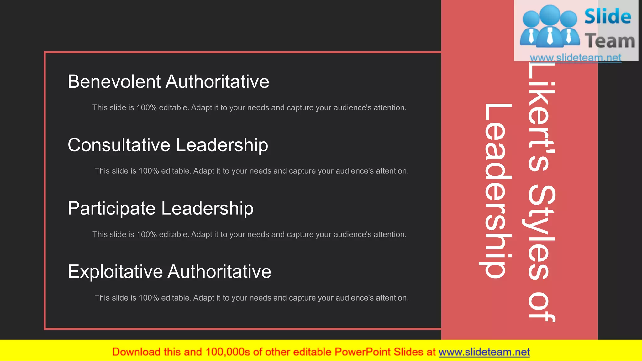 Behavioral Theories Of Leadership PowerPoint Presentation Slides | PDF | Executive Leadership ...