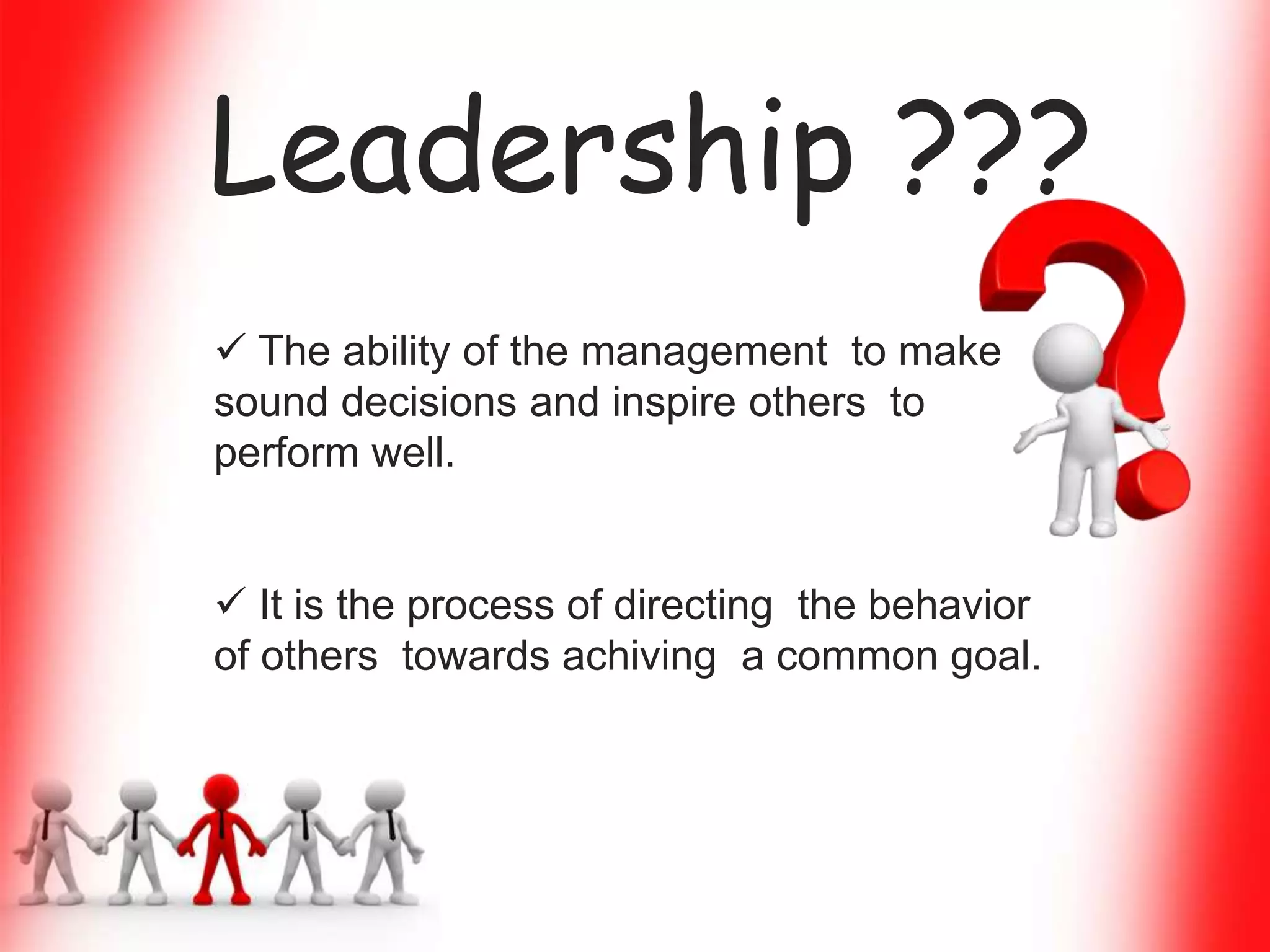 Behavioral theory of leadership | PPTX