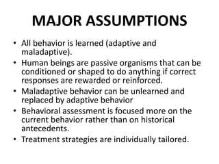 Behavioral therapy | PPT | Free Download