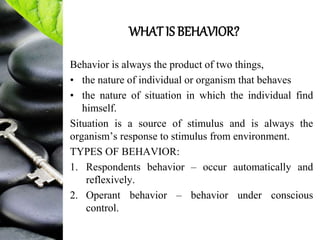 Behavioral therapy | PPTX