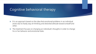 Behavioral therapy presentation | PPT